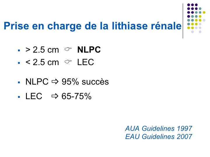 Urofrance | Communications orales - Lithiase : diagnostics et ...
